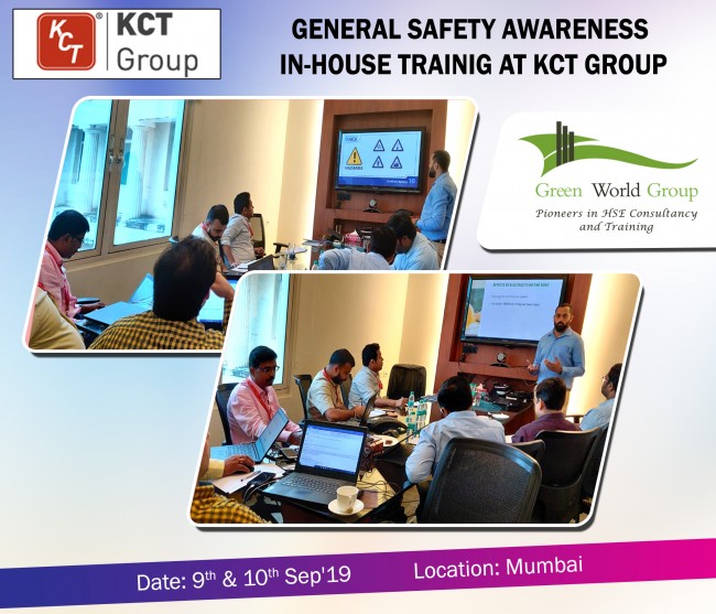 General Safety Awareness In-House Training at KCT Group, Mumbai - Green ...