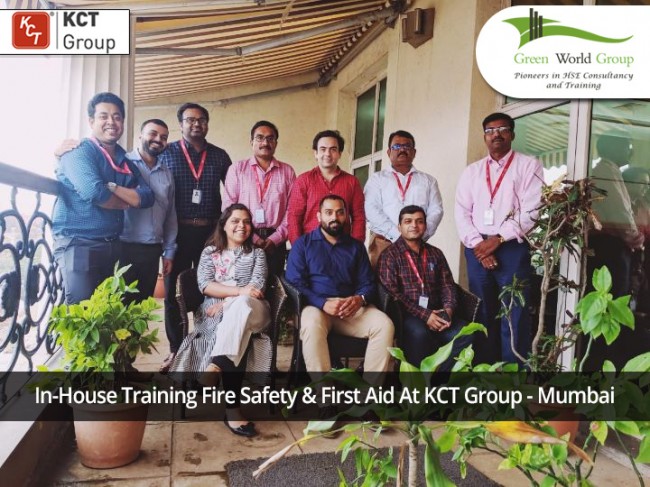 Fire Safety & First Aid In-Company Training at KCT Group,Mumbai - Sep ...