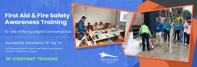 First Aid and Fire safety In-company training Delhi - Green World Group